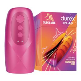 Durex Slide & Vibe - Sensorial Masturbator, 13,2 cm