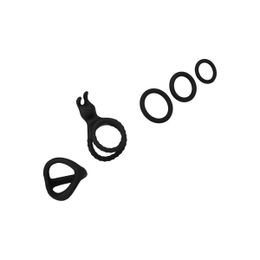 EIS Vielseitiges Penisring-Set aus Silikon, 5 Teile