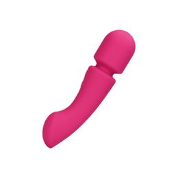 Ultra Soft Silicone Double-Sided Wand Vibrator, 16,5 cm