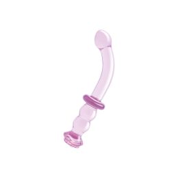 dreamtoys Glaze Glass - Rosebud G-Spot Dildo, 19 cm