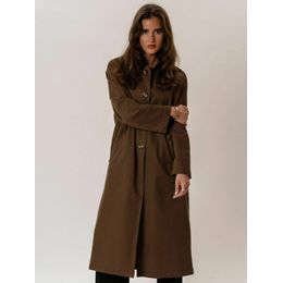 Outdoorjacke ITS MAY "ITS MAY Between season jackets Harper", Damen, Gr. S, braun, Obermaterial: 98% Baumwolle, 2% Elasthan, Jacken Outdoorjacke