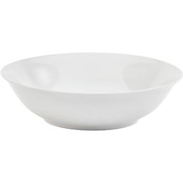 Salatsch&uuml;ssel Van Well "Trend", wei&szlig;, B:23cm H:6,2cm T:23cm &Oslash;:23cm, Porzellan, Sch&uuml;sseln, Salatsch&uuml;ssel, sp&uuml;lmaschinenfest und mikrowellengeeignet, &Oslash; 23 cm