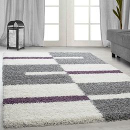 Hochflor-Teppich Ayyildiz Teppiche "Gala Shaggy 2505", pink, B:140cm H:30mm L:200cm, Kunstfaser, Teppiche, Langflor, L&auml;ufer, alle R&auml;ume, Wohnzimmer
