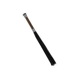 Rimba Suede Flogger With Glass Handle, 58 cm