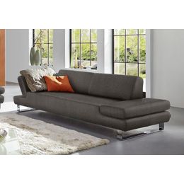 3-Sitzer W.Schillig "taboo Designsofa mit hohem Sitzkomfort, Breite 232cm, Sitztiefe 69cm", schwarz (pepper s22), B:232cm H:76cm T:101cm, Flachgewebe S22 (100% Polyester);Stoff S37 (100% Polyester): Luxus-Microfaser in Lederoptik;Longlife Xtra-Leder Z59: Glattleder mit modischer Pr&auml;gung. Hautst&auml;rke 0, 9 - 1, 1 mm;Longlife Xtra-Leder Z69: Das feinnarbige, gedeckte Softleder Z69 besticht durch seine