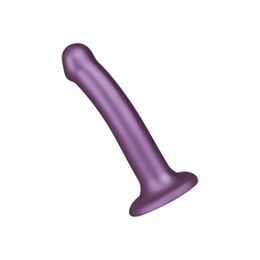 Strap-On-Me Soft Silicone Dildo Metallic - Size M, 18 cm