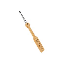 Rimba Holz-Paddle mit Aufdruck, 32 cm