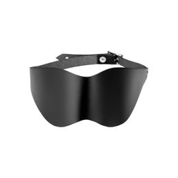Rimba Blickdichte Leder-Maske