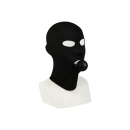Rimba Kopfmaske mit integriertem Mundknebel