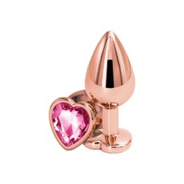 NS Novelties Rose Gold Heart M, 7 cm