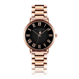 Quarzuhr AMELIA PARKER "AB6-B068R", rose gold, Armbanduhren, Damen, Quarzuhr