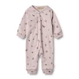 Jumpsuit Wheat "Wheat Jumpsuit Nikola", M&auml;dchen, Gr. 80, soft lila flowers, 100% Baumwolle (Bio), normal, Overalls Jumpsuit