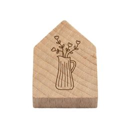 Magnetisches Holzhaus Blumenkanne