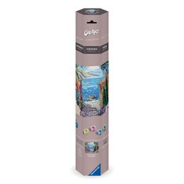 RAVENSBURGER VERLAG CreArt, Malen nach Zahlen Canvas Leinwand - Mediterrane Landschaft