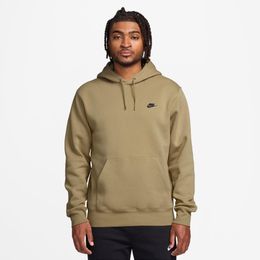 Kapuzensweatshirt Nike Sportswear "M NK CLUB BB PO HOODIE", Herren, Gr. L, parachute, Jersey, Obermaterial: 80% Baumwolle, 20% Polyester, normal, Rundhals, Sweatshirts, mit K&auml;ngurutasche, Kurzarm-Design, aus Baumwolle und Polyester