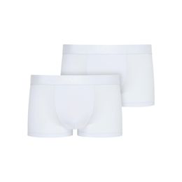 Trunk Jockey "Microfiber Air", Herren, Gr. L, wei&szlig;, Single Jersey, Obermaterial: 85% Baumwolle, 15% Elasthan, k&ouml;rpernah, Unterhosen, schnell trocknendes, leichtes Material