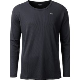 Funktionsshirt LPO "Herren Funktionsshirt langarm Moritz", Herren, Gr. S, schwarz, 97% Polyester, 3% Elasthan, Shirts Funktionsshirt