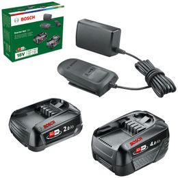 Bosch Home & Garden Ladeger&auml;t Starter-Set 18V 2.0+4.0A