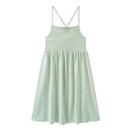 Yigga M&auml;dchen Kleid mit Bl&uuml;mchen-Allover