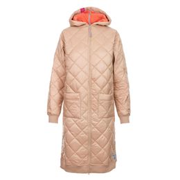 Steppmantel SALZHAUT "Steppmantel K&Ouml;PH&Ouml;&Ouml;RDER", Damen, Gr. XL, beige, Obermaterial: 60% Polyester PES. 40% Nylon NY., M&auml;ntel Steppmantel