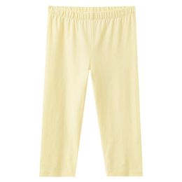 Yigga M&auml;dchen Capri-Leggings in unifarben