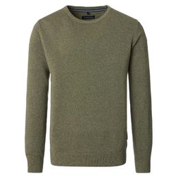 Strickpullover Casamoda "Casamoda Pullover uni", Herren, Gr. L, gr&uuml;n, 100% Baumwolle, Pullover Strickpullover