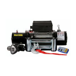 BERGER & SCHR&Ouml;TER Berger u. Schr&ouml;ter Profi-Seilwinde 12 V, 5900/11800 kg mit Stahlseil