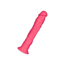 EIS Fein geaderter Silikon Vibrator, 19 cm