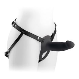H4 Vibrating Hollow Strap - Size L, 28 cm