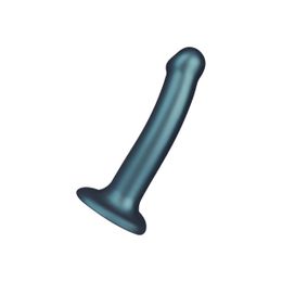 Strap-On-Me Soft Silicone Dildo Metallic - Size M, 18 cm