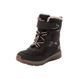Winterboots Jack Wolfskin "POLAR BEAR-G TEXAPORE HIGH VC K", M&auml;dchen, Gr. 30, grau (phantom), Synthetik, Textil, Schuhe Winterboots, Snowboots, Winterstiefel, Winterschuhe, wasserdicht & gef&uuml;ttert