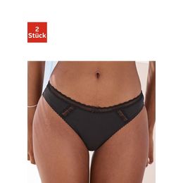 Vivance Bikinislip schwarz Gr. 40/42. Nachhaltig.