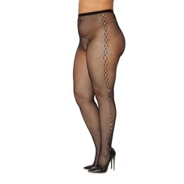 Dreamgirl Netzstrumpfhose mit Strass