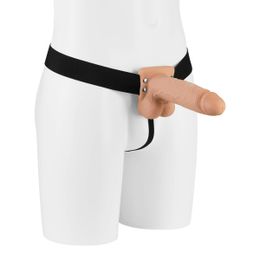 Fetish Fantasy Hollow Strap-On With Balls Flesh, 20 cm