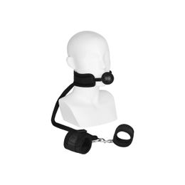 Rimba Mouthgag With Cuffs, 2 Teile