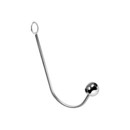 Rimba Edelstahl Analhaken mit Kugel, 37 cm