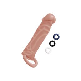 Realistic 1" Penis Extender, 15,2 cm