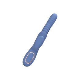 Warming Rotating Beads and Thrusting Rabbit Vibrator, 24 cm