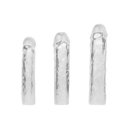 EIS Geaderte Penish&uuml;lle, 3 St&uuml;ck, 16 - 19 cm