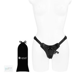 Lumunu Deluxe Strap-On Dildo mit Harness, 12 cm