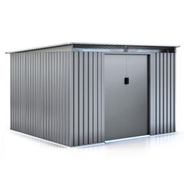 METALL-GARTENHAUS texas Grau