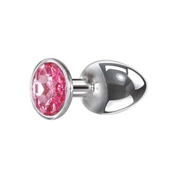 Large Pink Gem Anal Plug, 9,5 cm