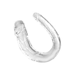 Pipedream King Cock Clear - Medium Double Trouble, 34 cm