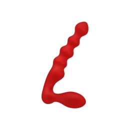 EIS Doppeldildo mit Struktur aus Silikon, 32 cm