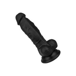 EIS Silikon Naturdildo mit Saugfu&szlig;, 15,5 cm