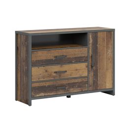 SIDEBOARD Paul Holz und Grau