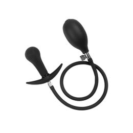 Rimba Latex Play - Inflatable Anal Plug with Pump, 8 cm