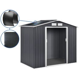 METALL-GARTENHAUS vegas Grau