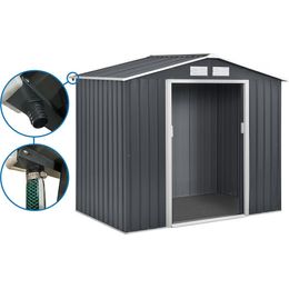 METALL-GARTENHAUS vegas Grau