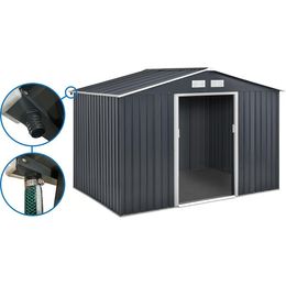 METALL-GARTENHAUS vegas Grau